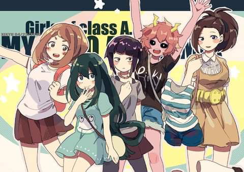 The girls from class A - MHA - 9GAG