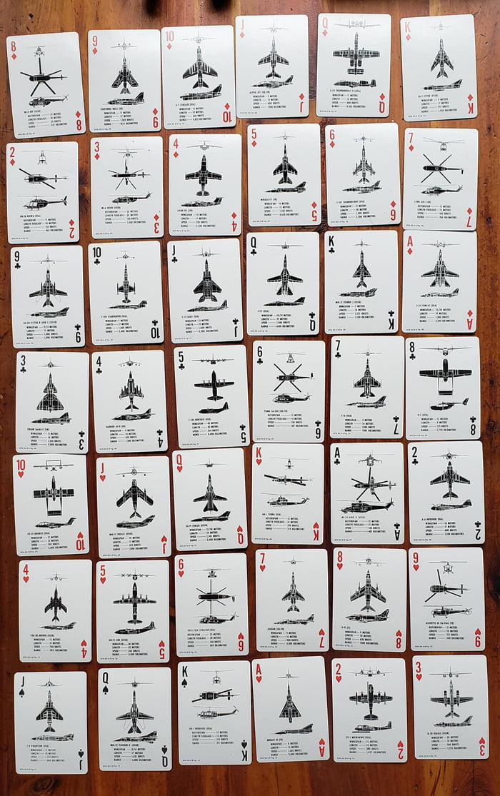 These playing cards from 1979 designed to help US soldiers identify US ...