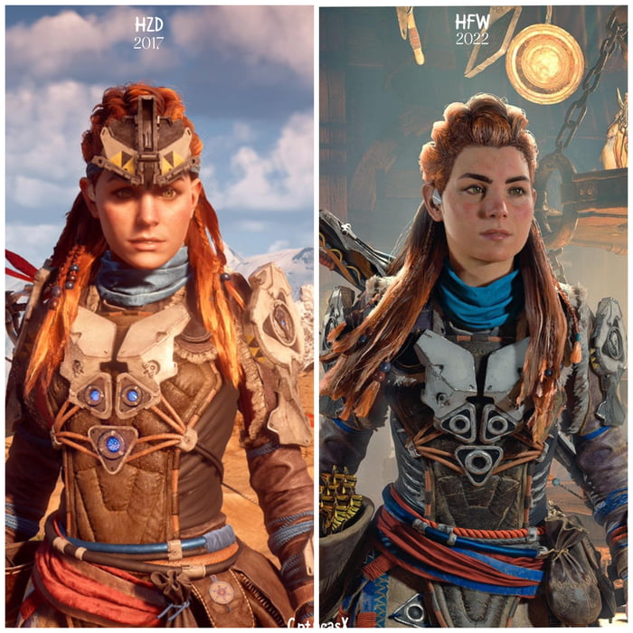 Aloy looks stunning in the new Horizon game. - 9GAG
