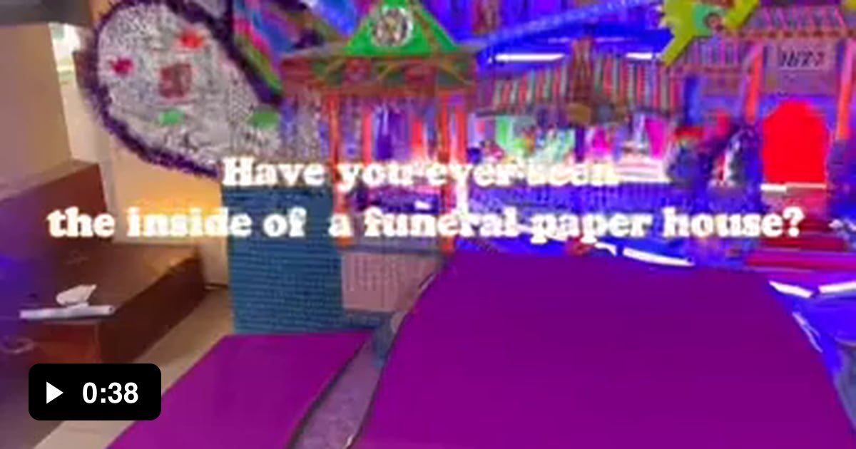 Chinese funerals involve burning paper goods so the deceased can use ...