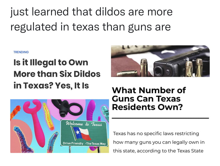 I can fit 7 dildos up my bum - 9GAG