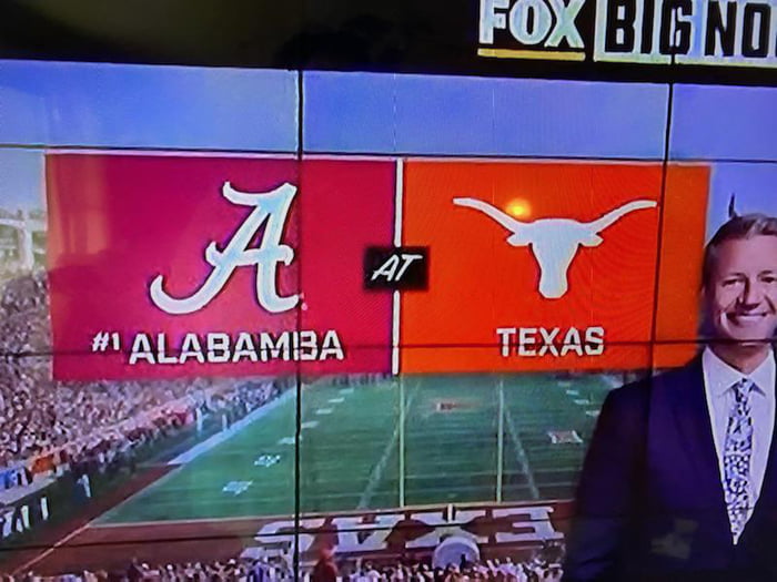 Fox misspelled Alabama Today - 9GAG