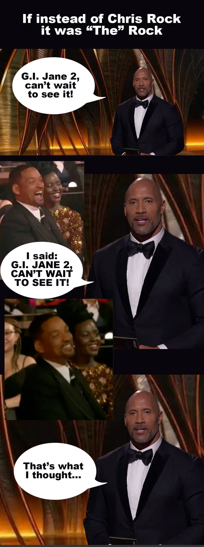 They picked the wrong Rock to present the Awards - 9GAG