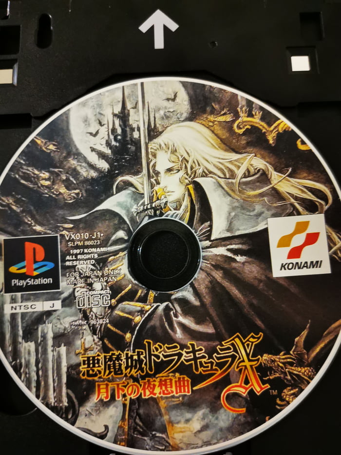 My first printed ps1 cd with USA rom - 9GAG