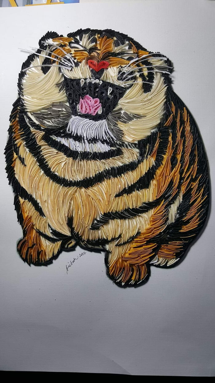Chonky tiger -rawr! - 9GAG