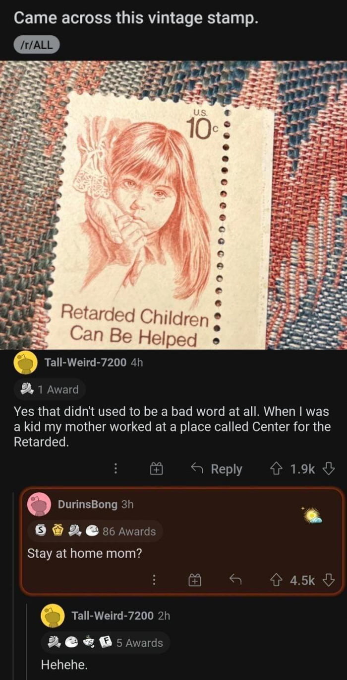 The R word bad - 9GAG