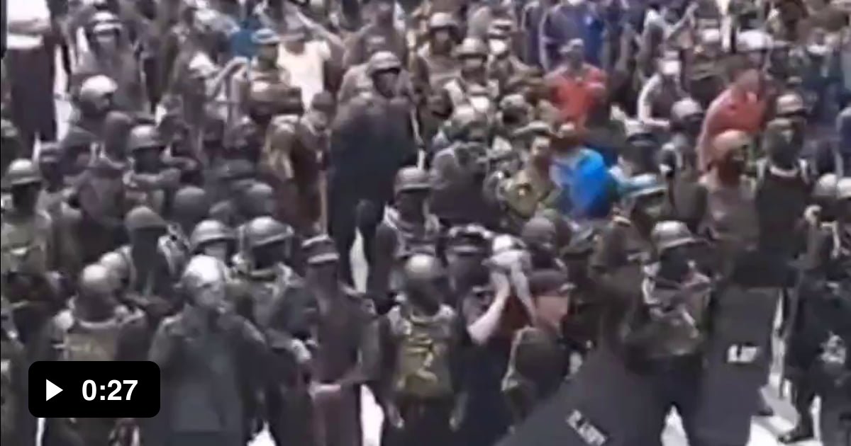 Video footage has emerged of Sri Lanka security forces shooting moments ...