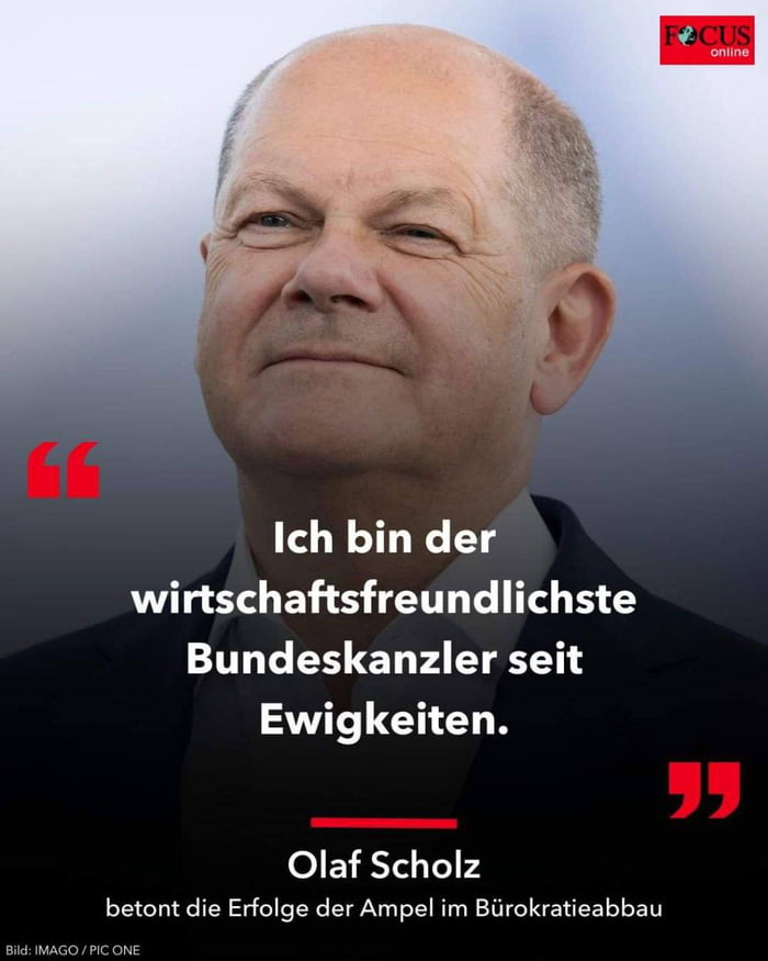 Der Heuchler Olaf Scholz - 9GAG