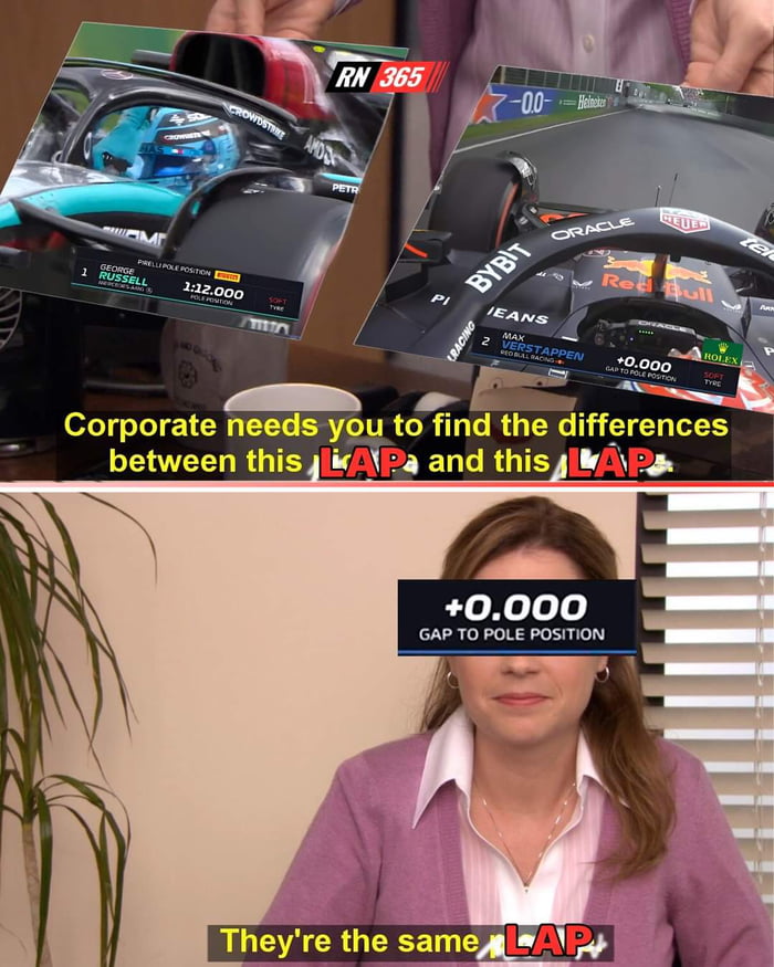 They're the same lap - 9GAG