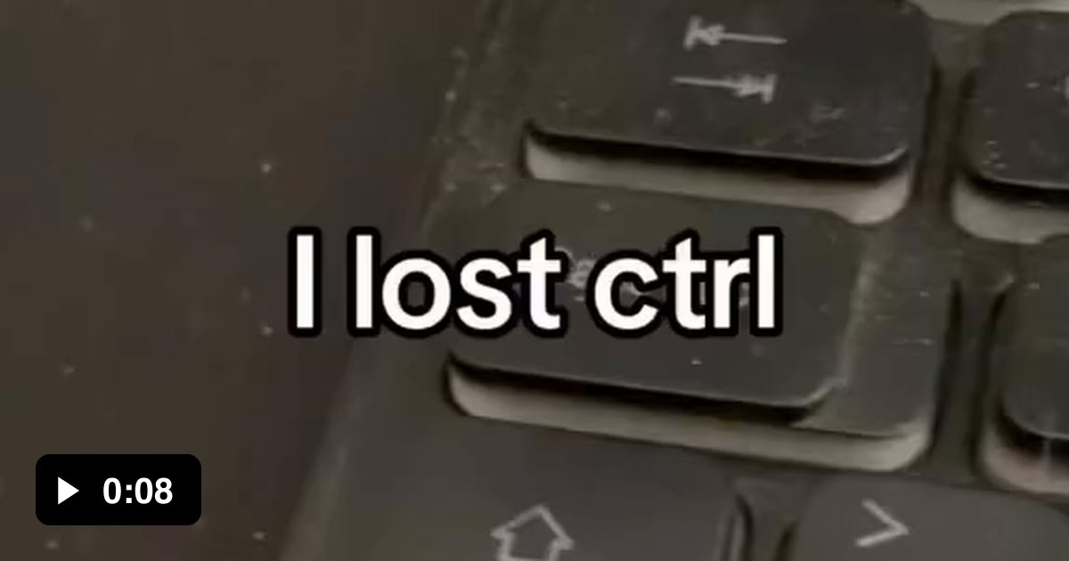 Guys, i lost ctrl - 9GAG