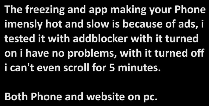 Slow app/freezes - 9GAG