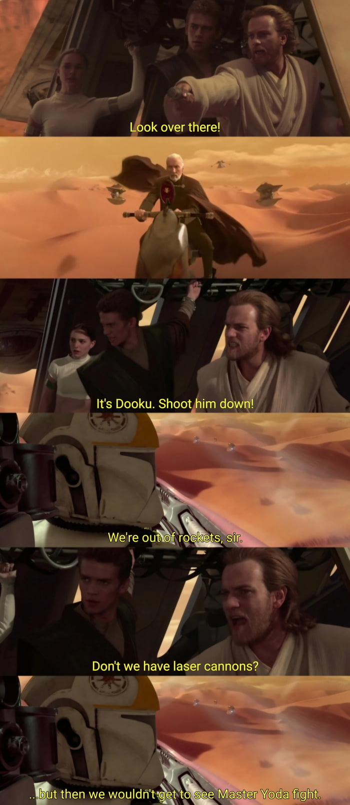 It's Dooku. Shoot him down! - 9GAG