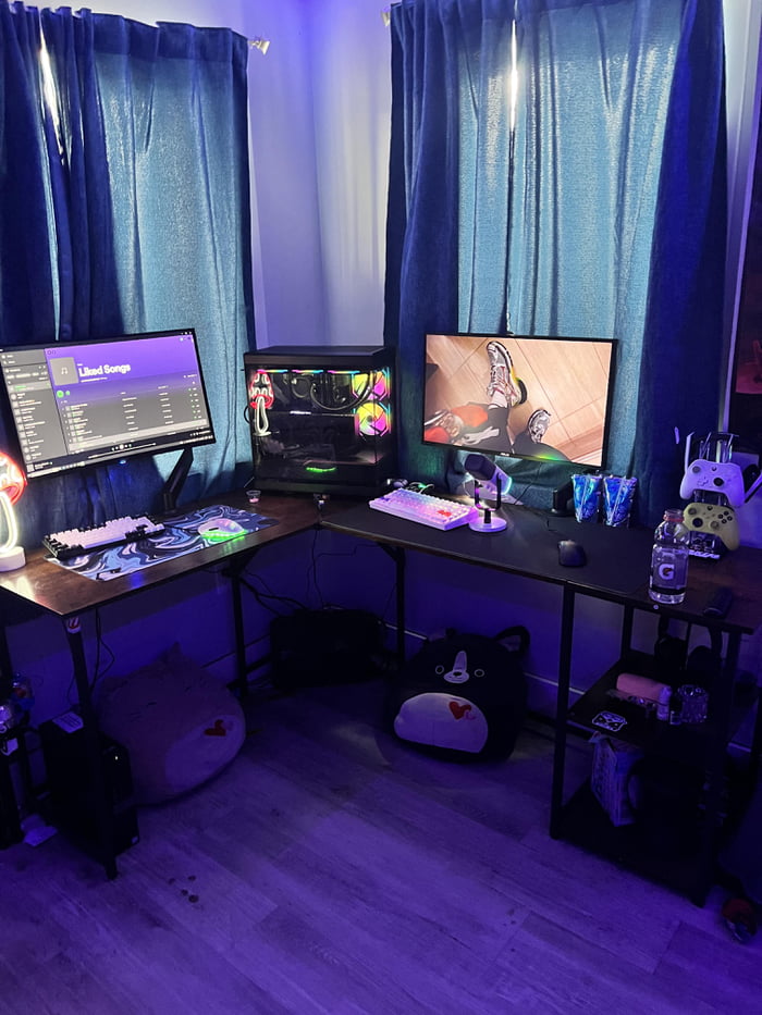 First pc gaming set up - 9GAG