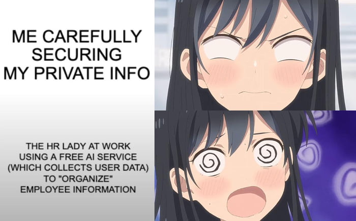 Private information in the wrong hands - 9GAG