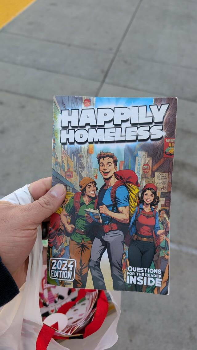 Found a Pro-Homeless Living Pamphlet at a Dollar Tree - 9GAG