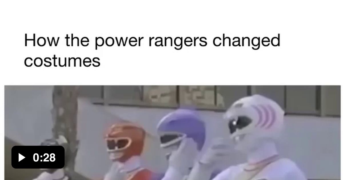 Always nice to see bts of power rangers - 9GAG