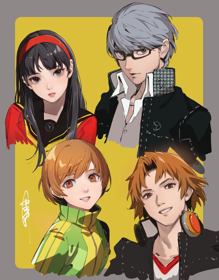 Posting Persona pics daily. Day 2366: P4 Investigation Team - 9GAG