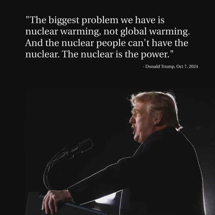 To make a point about... nuclear - 9GAG