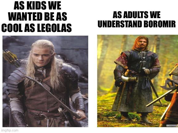 Walking on snow or blowing the horn of Gondor?Tough question. - 9GAG