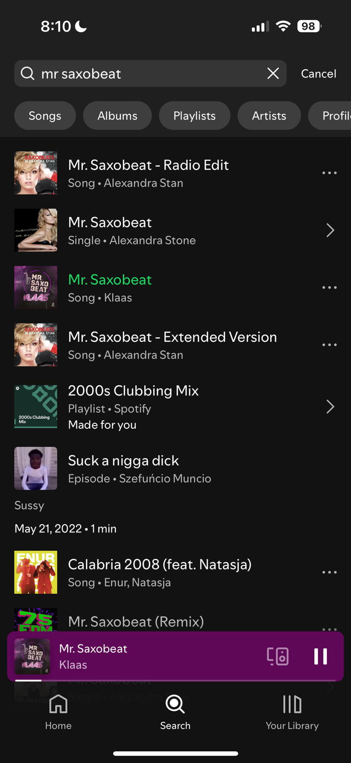 Just searching for a song on Spotify - 9GAG