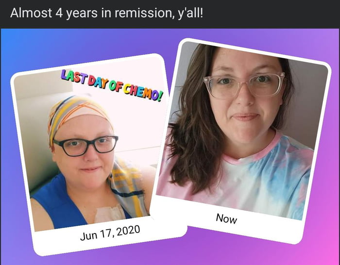 Almost 4 years in remission today, time to smile and be grateful! - 9GAG