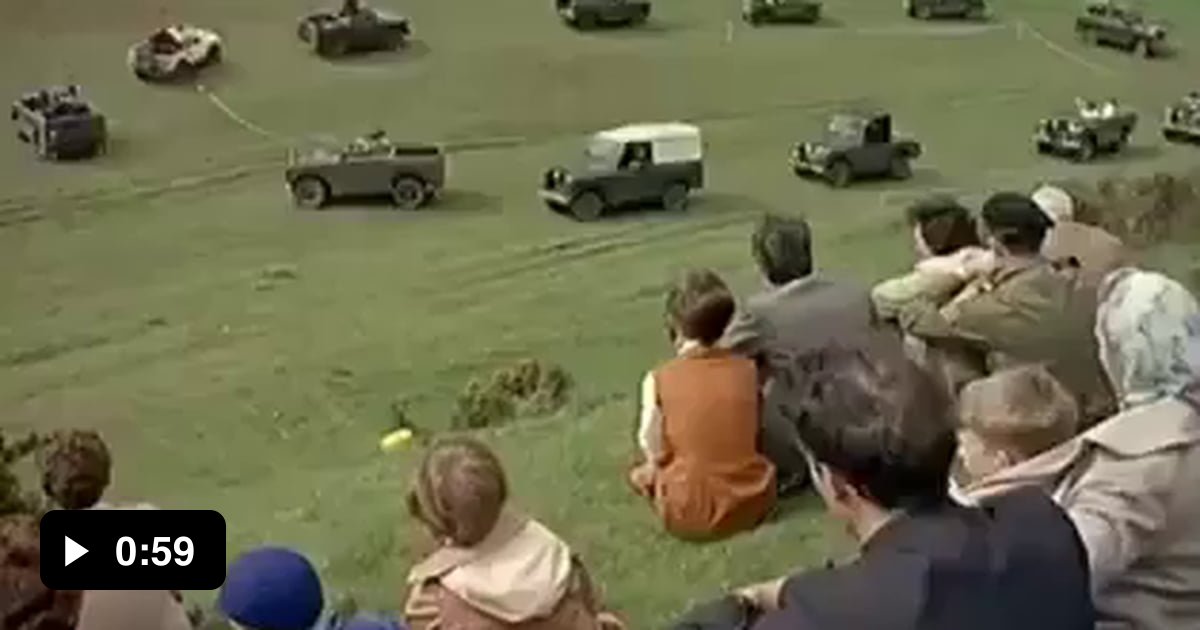 In the 1960s, the Land Rover Owners Club held annual games in ...