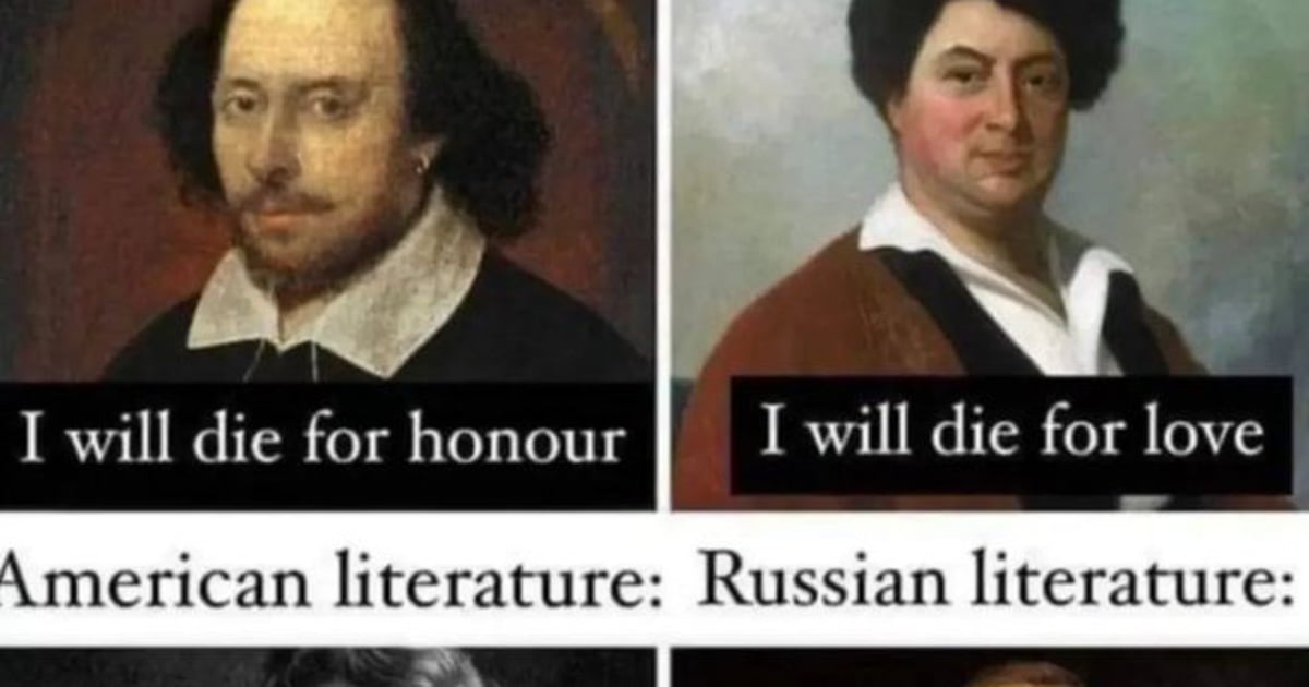 Touch grass, read Dostoevsky - 9GAG