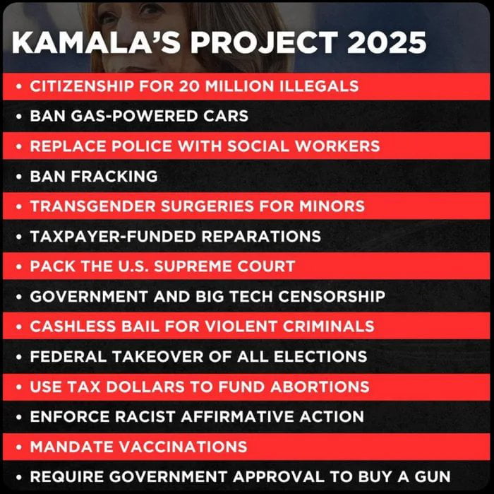 Kamala's radical project 2025 - 9GAG