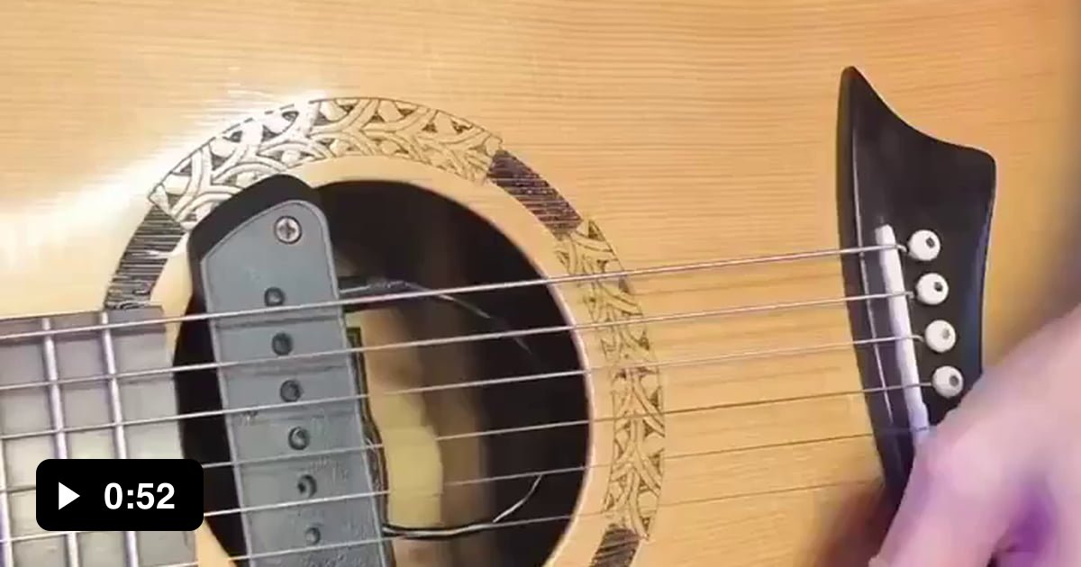 How to improve a guitar's sound with paper and a toothbrush. - 9GAG