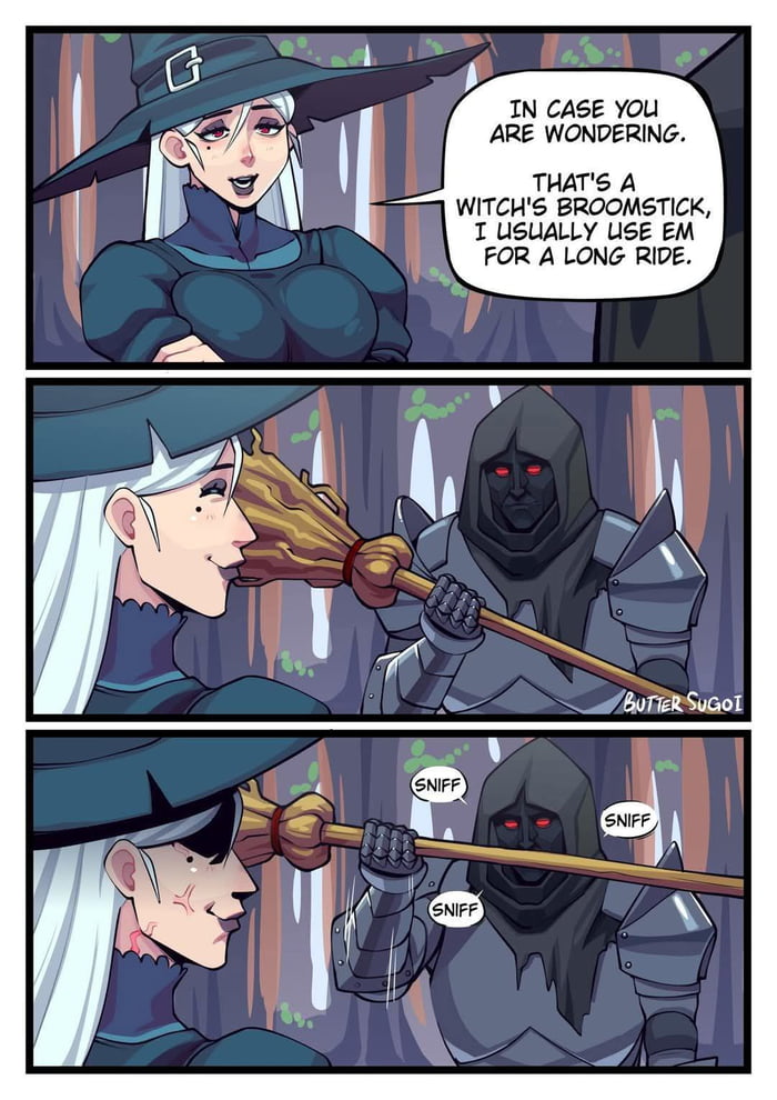 Witch's broomstick - 9GAG