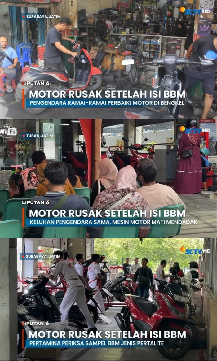 Sama kaya jaman timbal dulu di US. So soan nambahin senyawa kimia ...