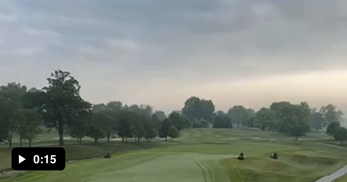 Dew removal in a golf course - 9GAG