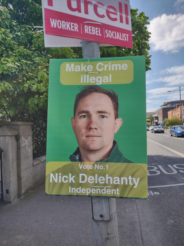 This Irish election poster - 9GAG