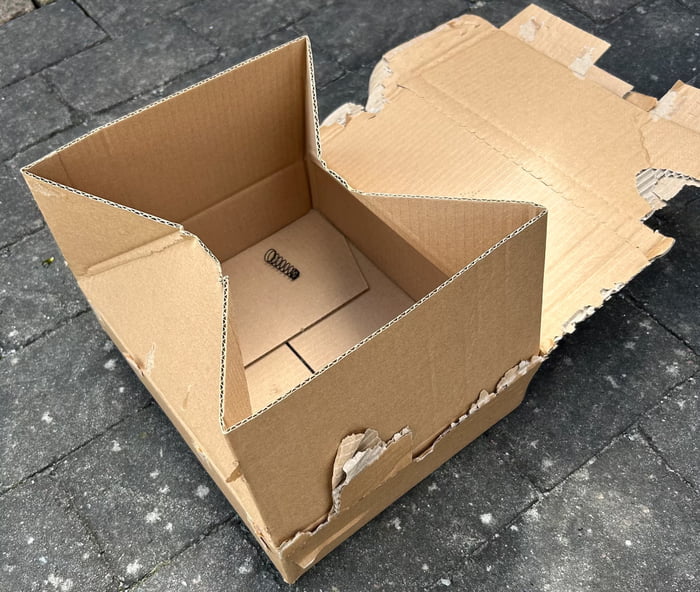 Tiny spring arrived! Hoped to get it in an envelope but nope! - 9GAG