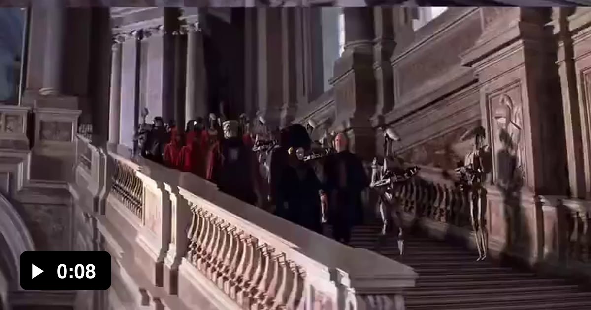 A scene from the Conclave and Star Wars shot in the same location - 9GAG