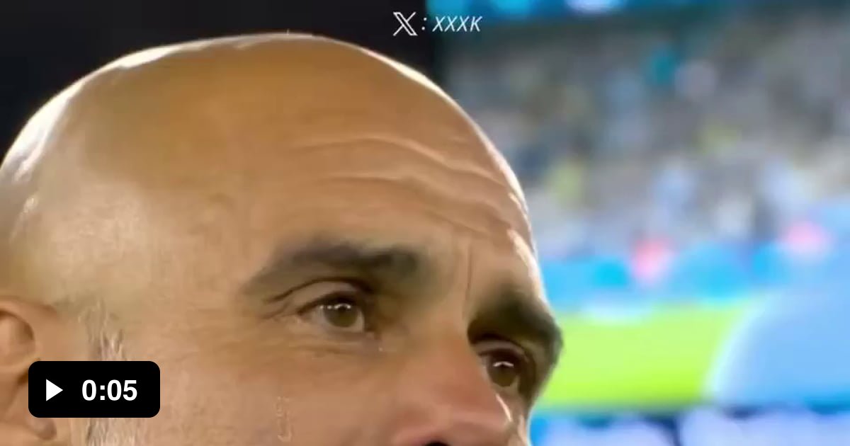 Pep Guardiola crying at Kevin De bruyne's farewell - 9GAG
