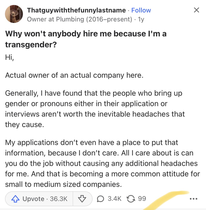 A very honest answer from a good boss. - 9GAG