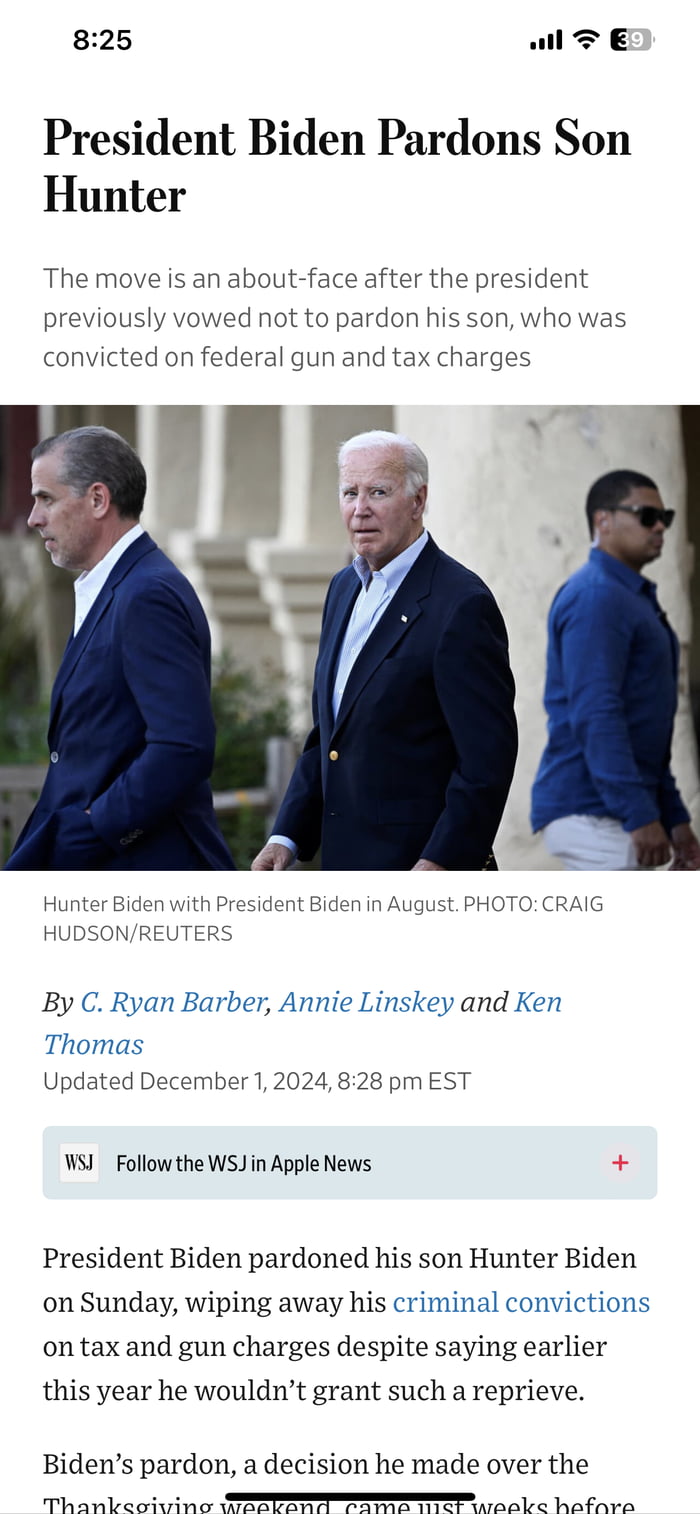 Corn pop was a bad dude. “singled out only because he is my son—and that is wrong.” I guess ...