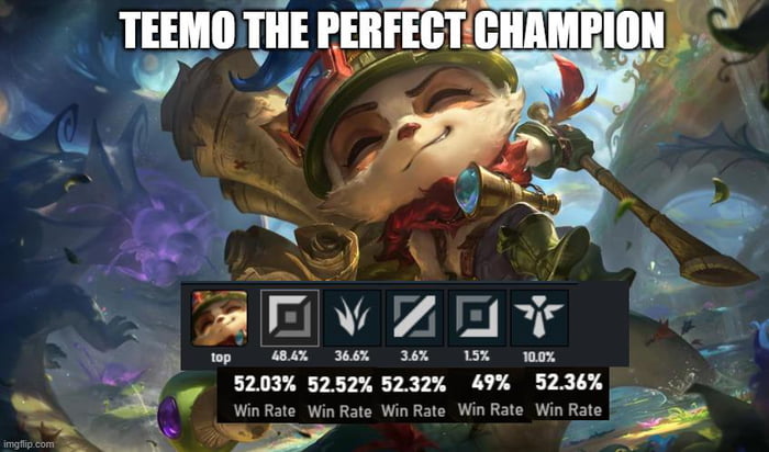Teemo The Perfect Champion for any player - 9GAG