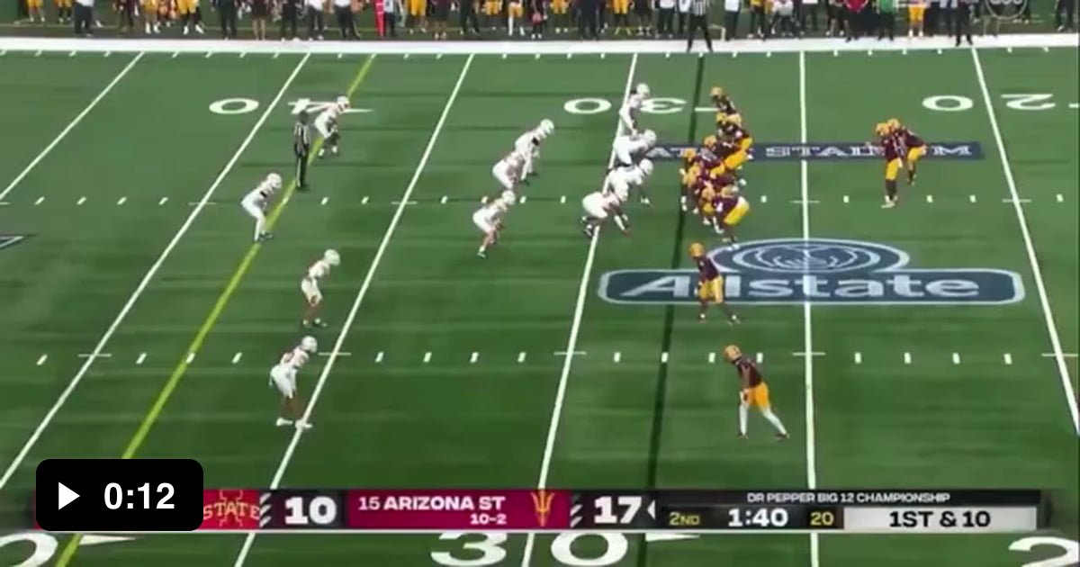Arizona State, Cam Skattebo blow out Iowa State in the big 12 ...