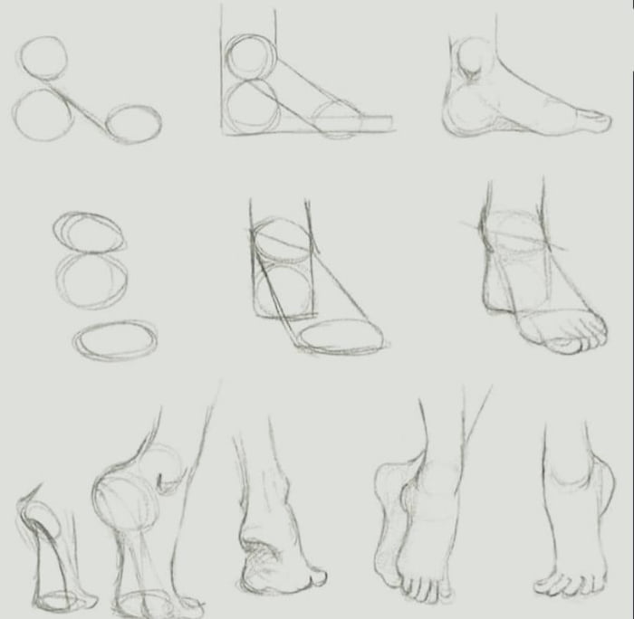 Step-by-step leg drawing tutorial - 9GAG