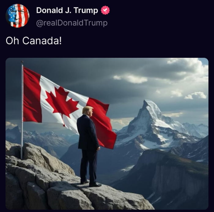 Well, you guys here always tell us Canada is part of America. - 9GAG
