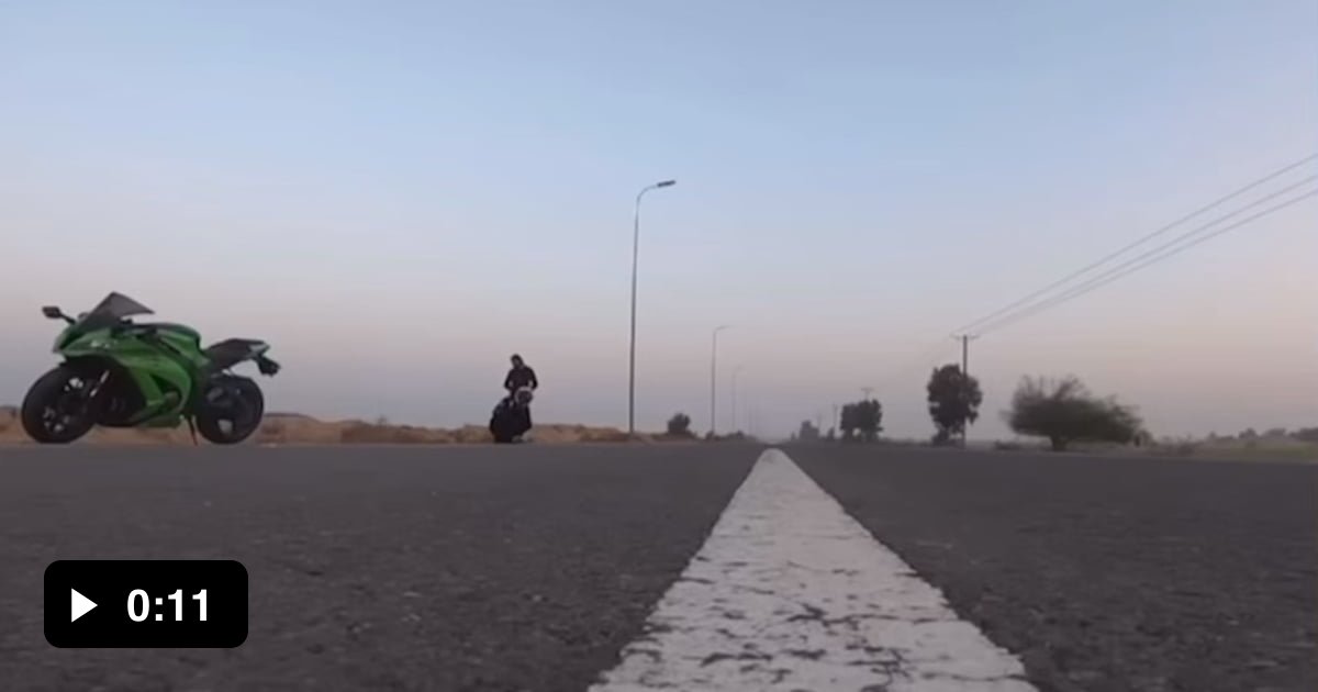 Kawasaki H2R going 1/4 the speed of sound. (Silent fly-by) - 9GAG