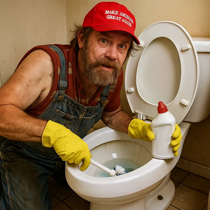 MAKE AMERICA GREAT AGAIN ... who of you will help me cleaning? - 9GAG