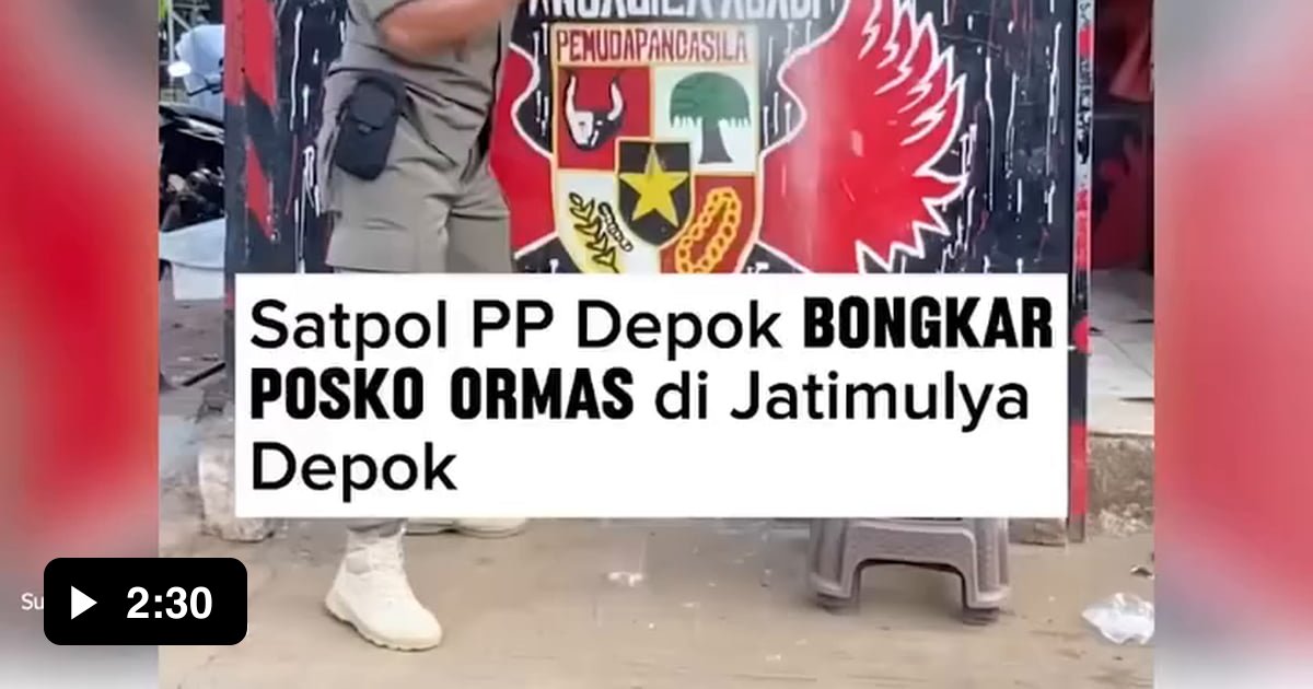Kali ini dukung satpol pp - 9GAG