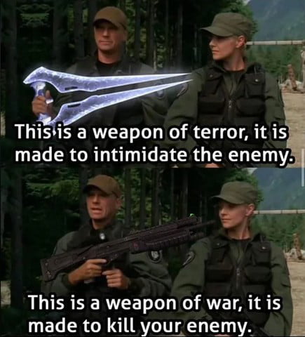 When intimidation meets reality. - 9GAG