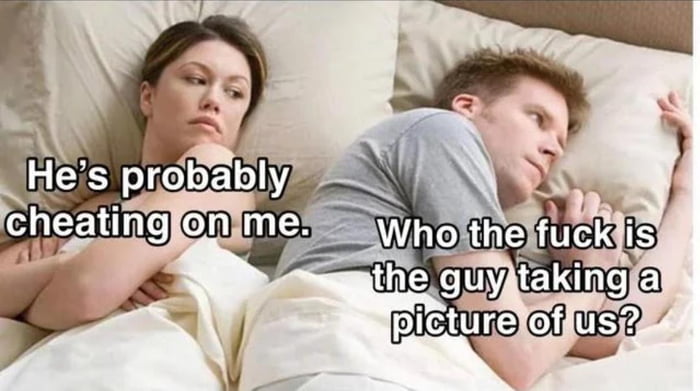 Asking the real questions in bed. - 9GAG