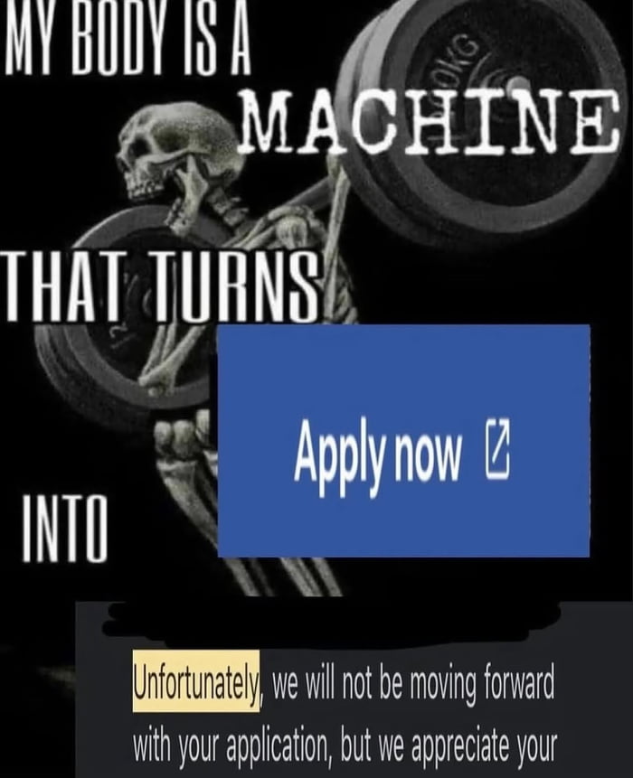 The cycle of applying... - 9GAG
