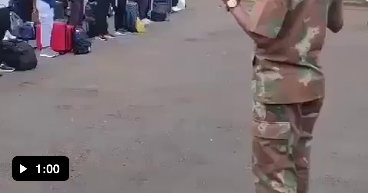Basic training in Africa...Someone is stealing from armed soldiers o0. - 9GAG