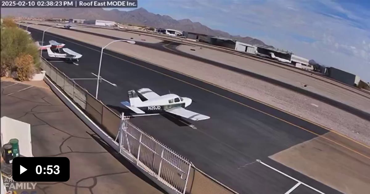 The video of the crash of the Learjet 35A at Scottsdale Airport ...